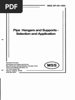 MSS 69 Pipe Hangers and Supports | PDF