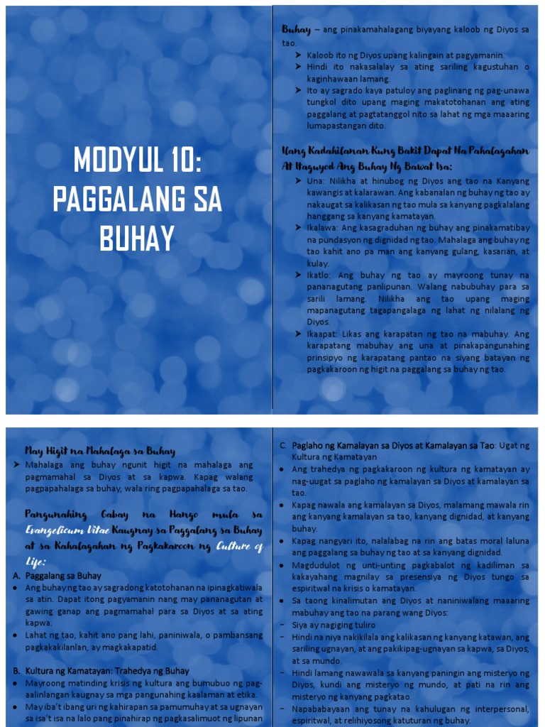 Modyul 10 Esp 10 | PDF