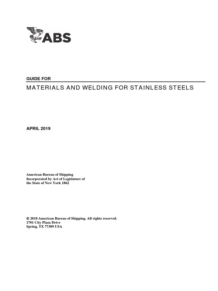 Stainless Steel Guide Apr19 | PDF | Stainless Steel | Welding