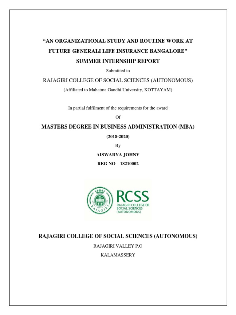 Future Generali Report | PDF | Reinsurance | Insurance