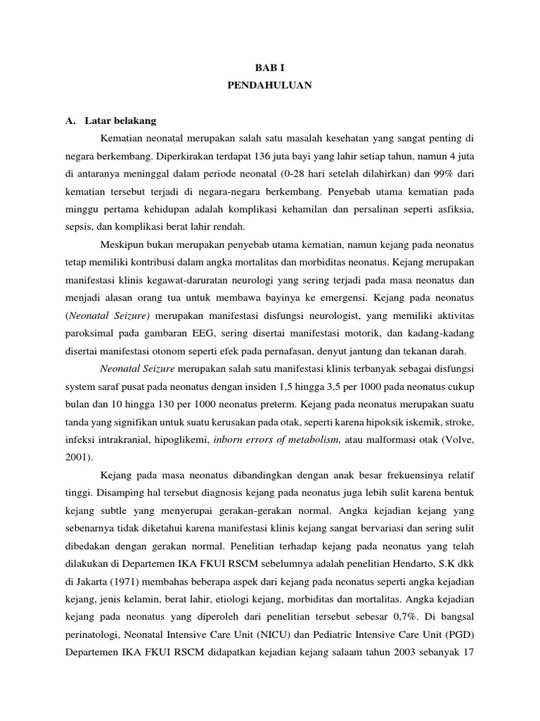 LP Neonatal Seizure | PDF