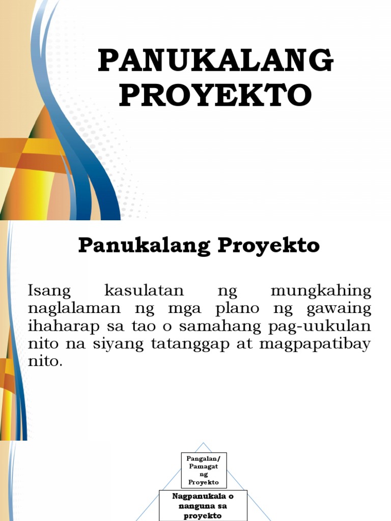 Panukalang Proyekto | PDF