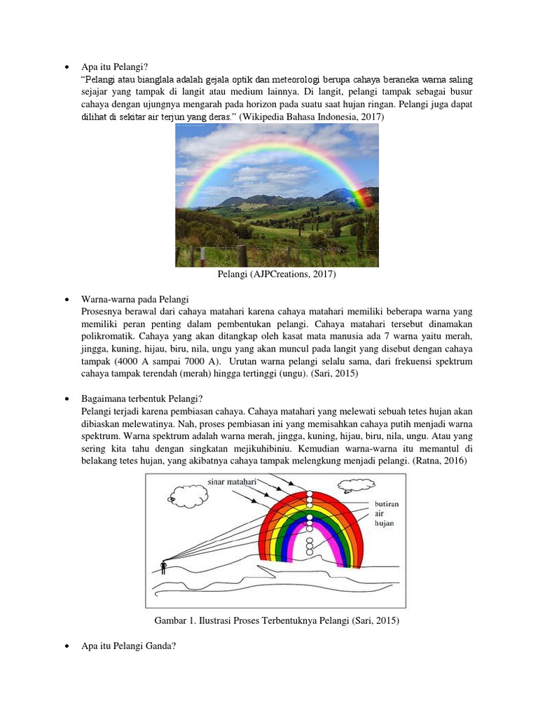 Apa Itu Pelangi | PDF