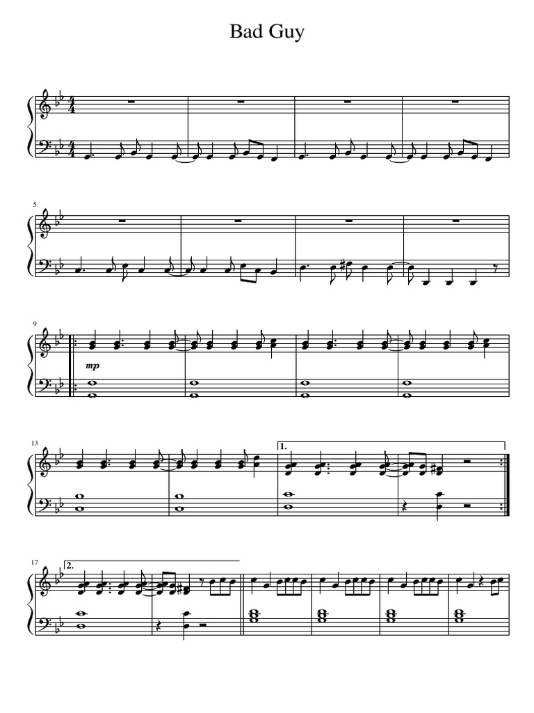 Bad Guy | PDF