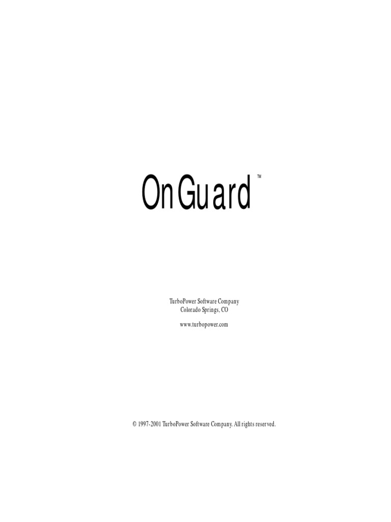 Manual Onguard PDF | PDF | Windows Registry | Source Code