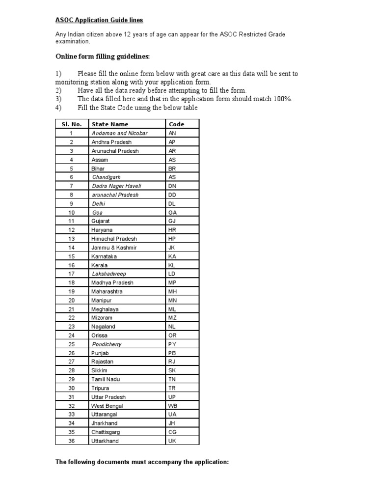 ASOC Exam Application Guidelines | PDF | Passivity (Engineering) | License
