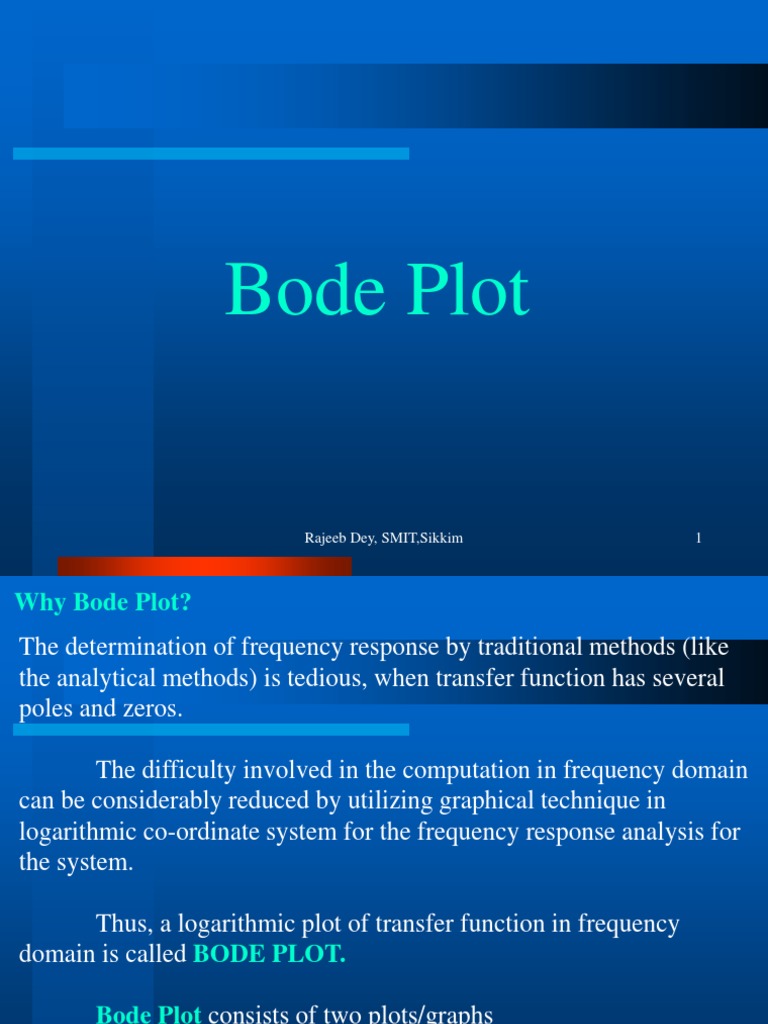 Bode Plot - EC 502 | Download Free PDF | Electrical Engineering | Teaching Mathematics