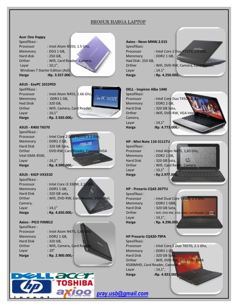 Brosur Laptop | PDF