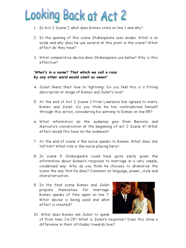 Looking Back at Act Two | PDF | Language Arts & Discipline | Foreign ...