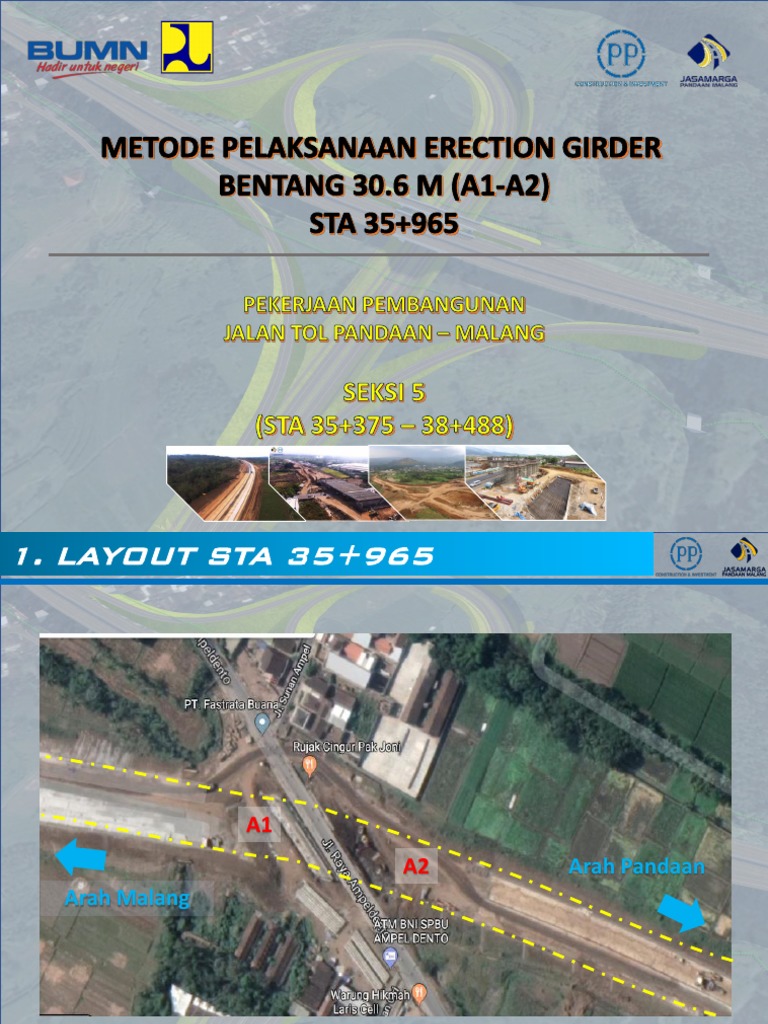 Metode Erection Girder | PDF | Crane (Machine) | Civil Engineering