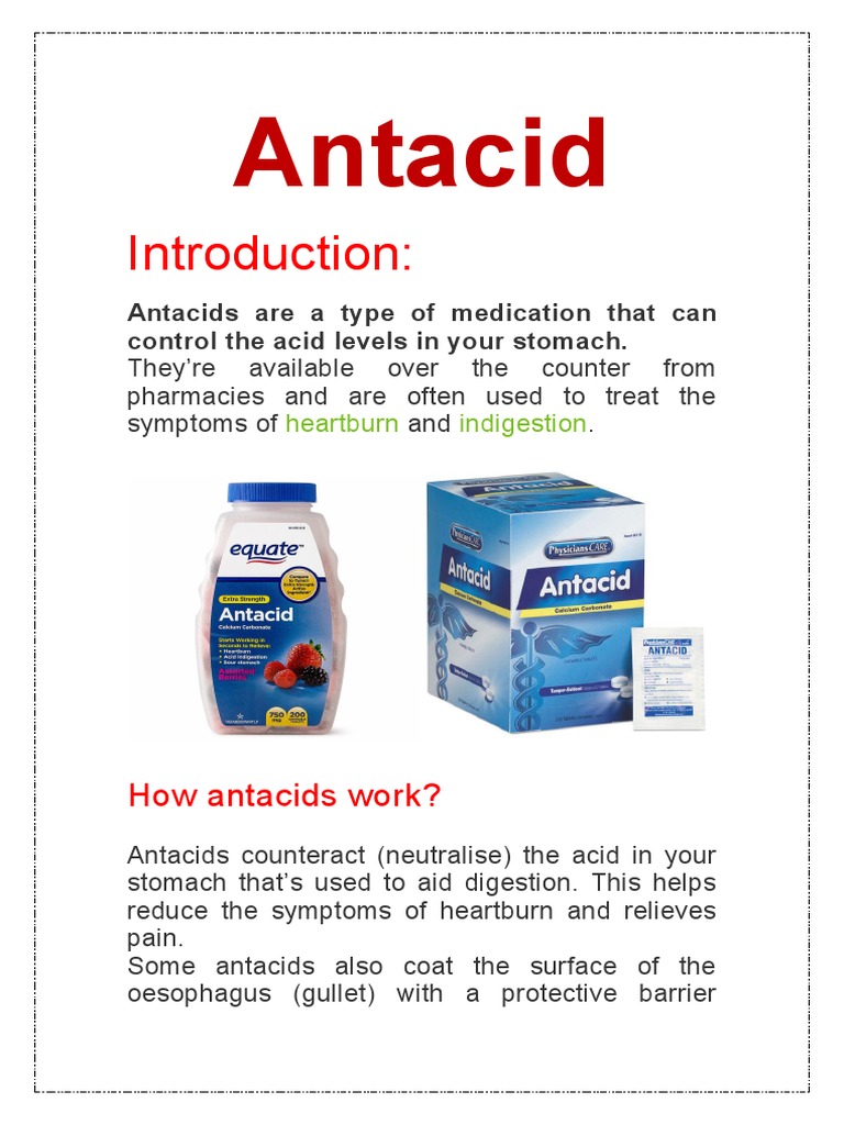 Antacid | PDF | Clinical Medicine | Medicine