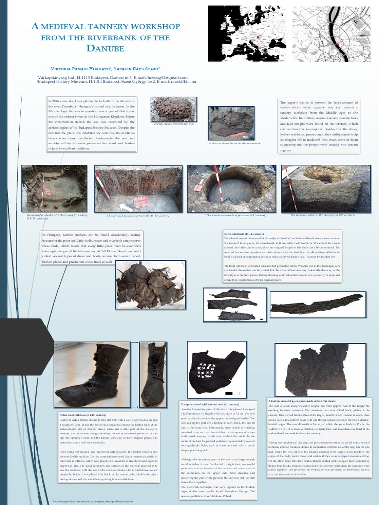 A Medieval Tannery Workshop From Budapest, Hungary | PDF | Budapest | Shoe