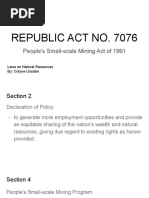 Philippine Mining Act of 1995 Overview | PDF | Mining | Environmental ...