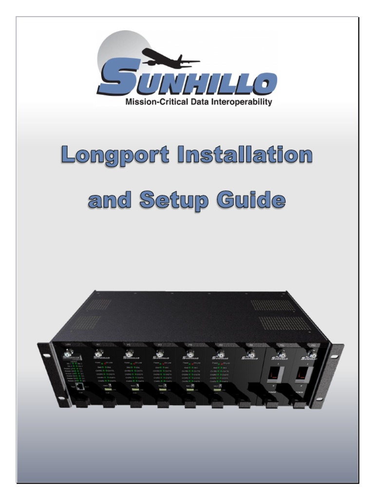SUN2912 - Longport Installation and Setup Guide PDF | PDF | Electrical ...