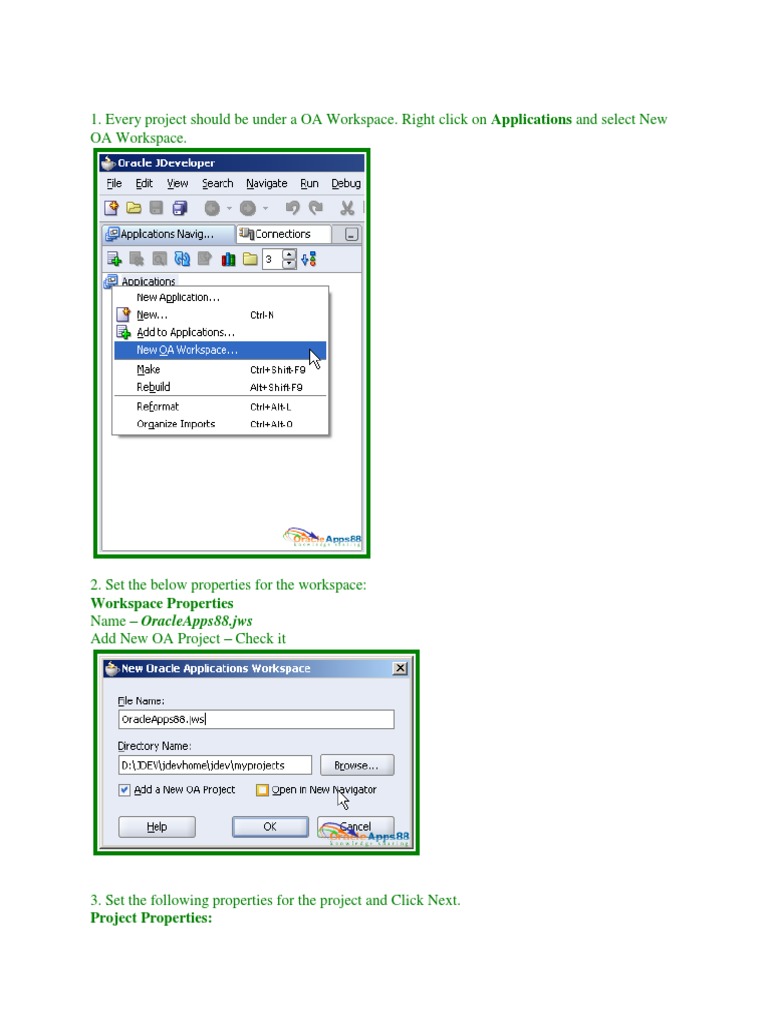 OAF Hello Word Page PDF | PDF | Button (Computing) | Application Software