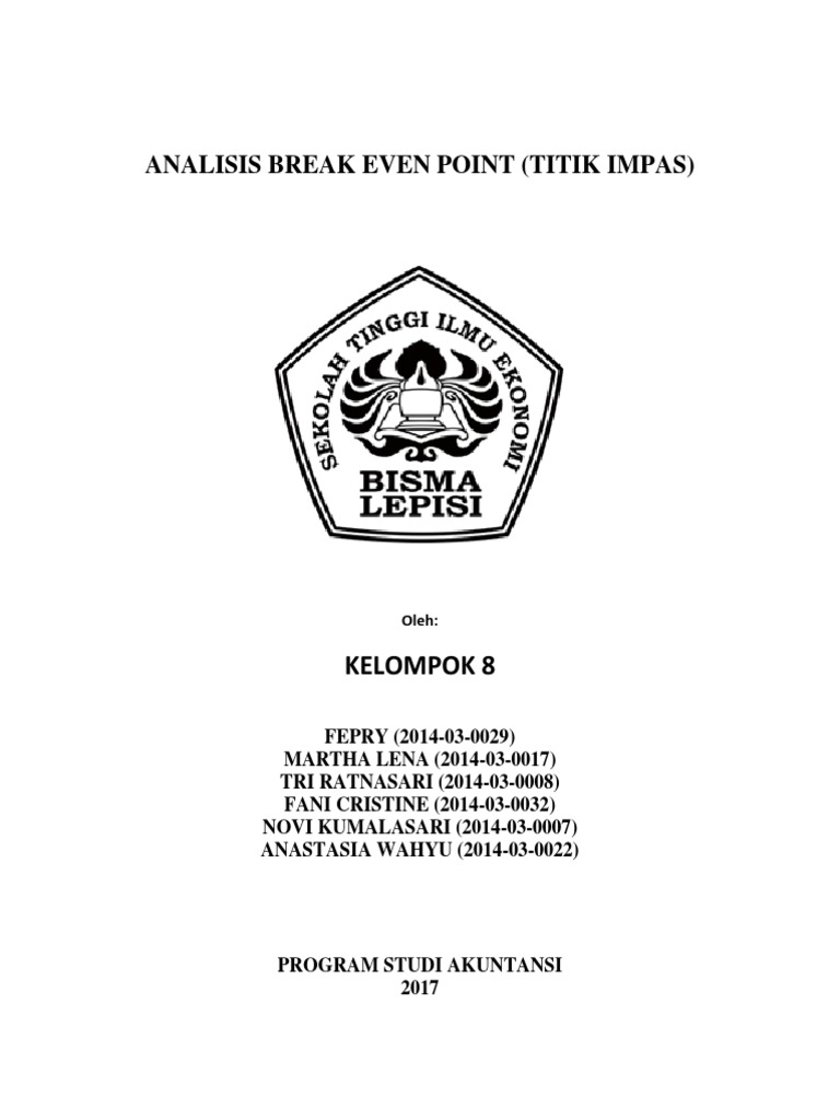 Analisis Break Even Point Titik Impas | PDF