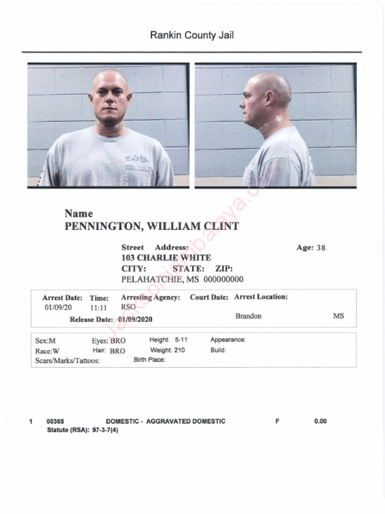 Pennington Arrest Report - Redacted | PDF