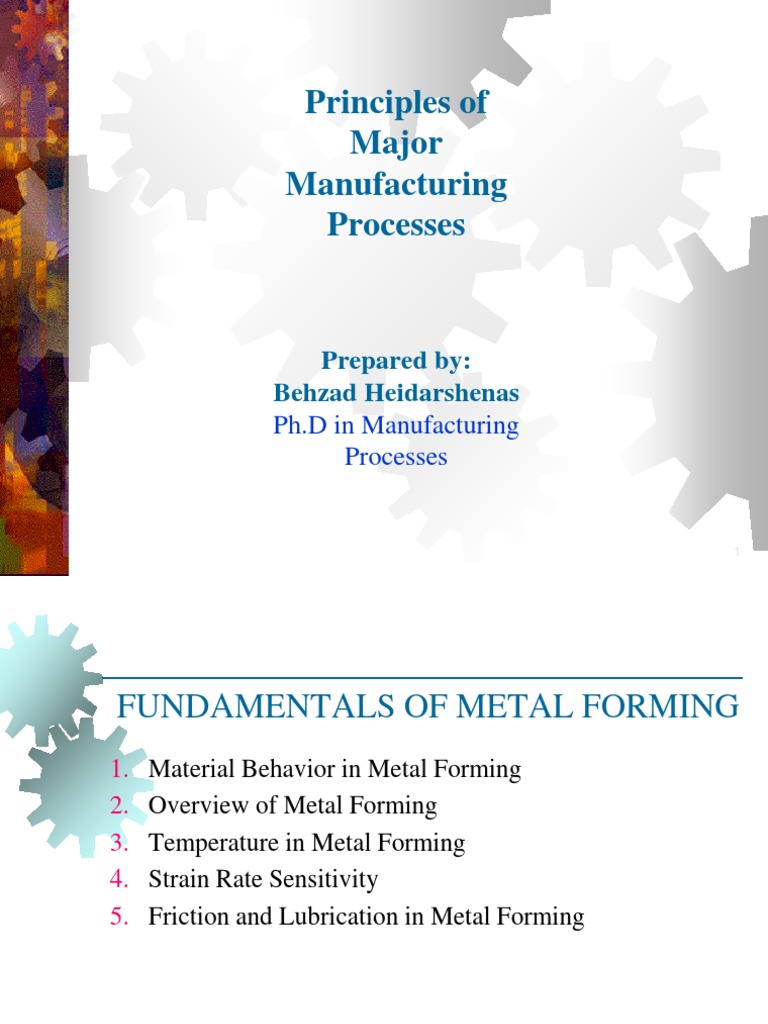 Metal Forming | PDF | Deformation (Engineering) | Plasticity (Physics)