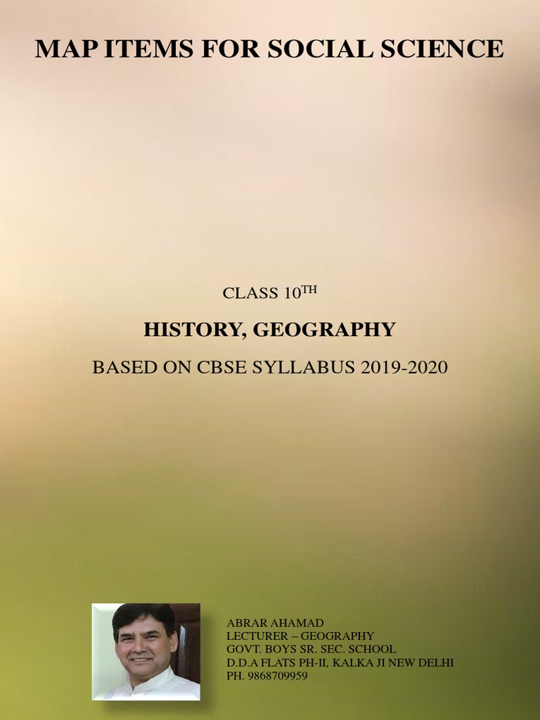 Map Class 10th PDF | PDF