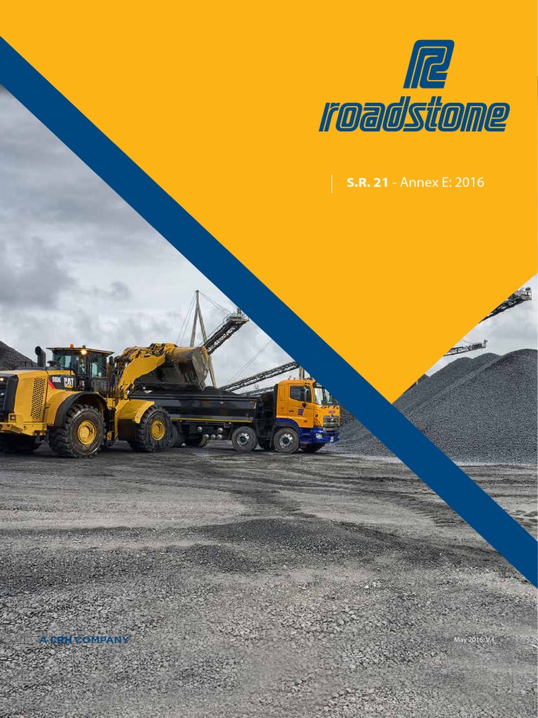 ROADSTONE SR-21-Brochure-V3 | PDF | Construction Aggregate ...