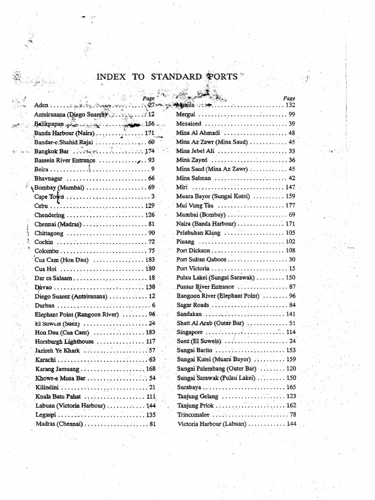 Admirality Tide Table Vol 3 (Iran-Oman) - 2005 | PDF | Hydrography ...