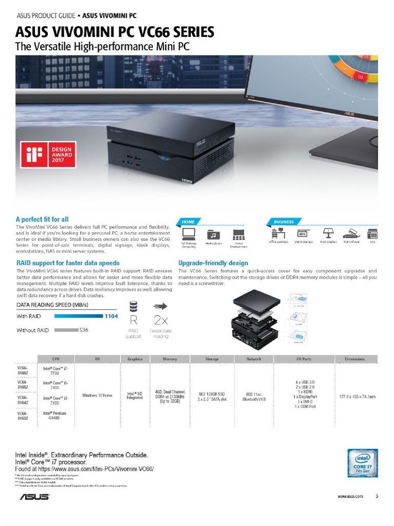 ASUS VivoPC VC66 | PDF