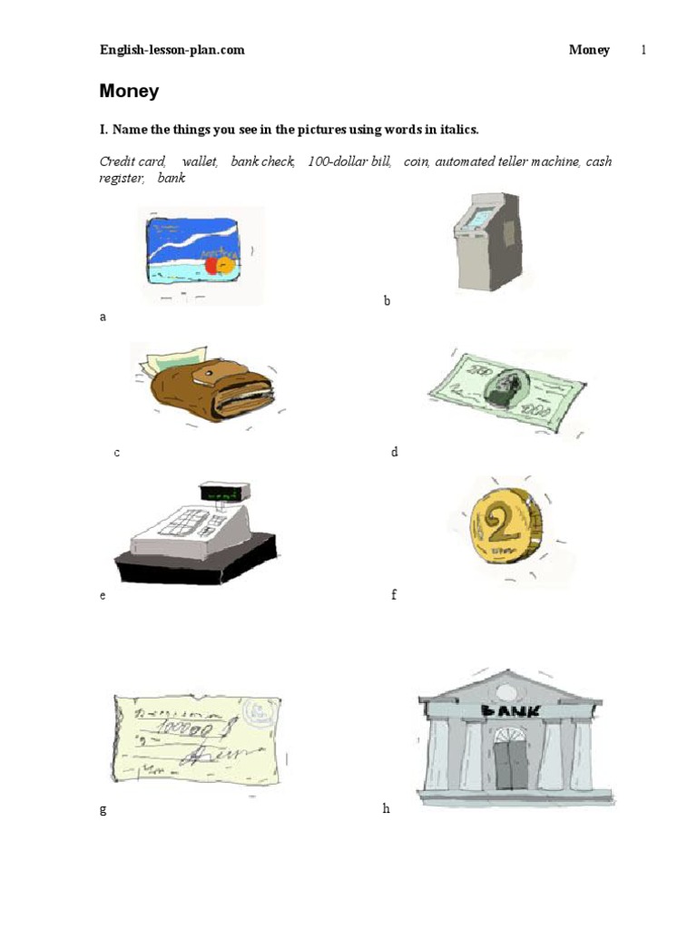 Money Management Lesson Plan | PDF | Transaction Account | Banks