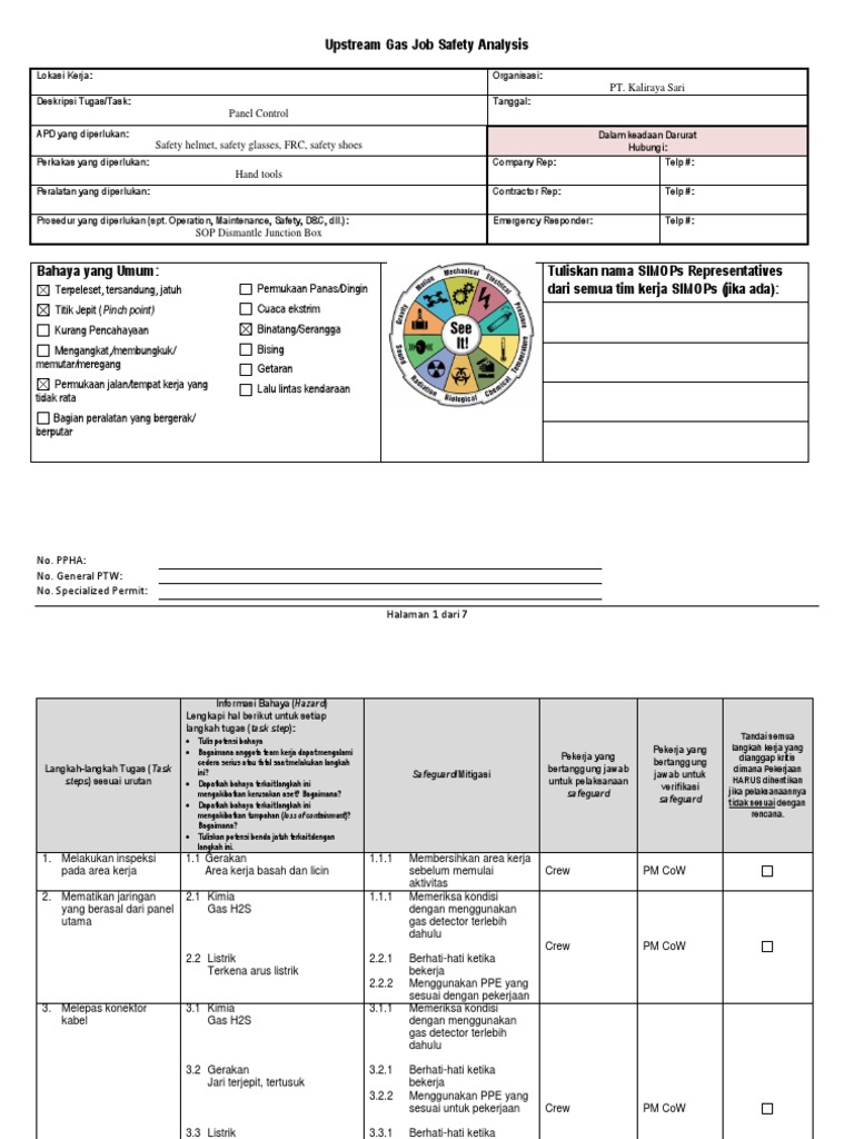 JSA Install Panel Control | PDF
