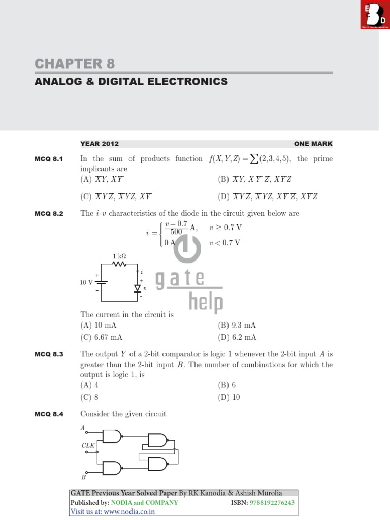 ANALOG and DIGITAL ELECTRONICS | PDF | Field Effect Transistor ...