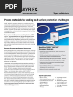 Skyflex Aircraft Sealant Guide | PDF | Ultimate Tensile Strength | Strength Of Materials