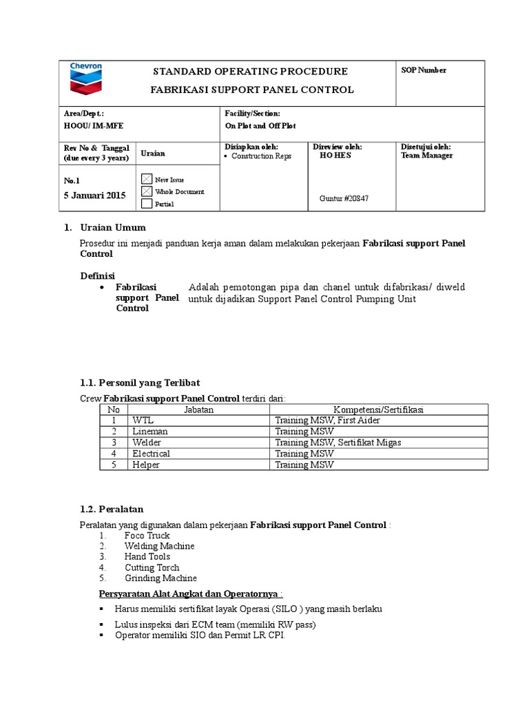 QSOP-Install Panel Control | PDF