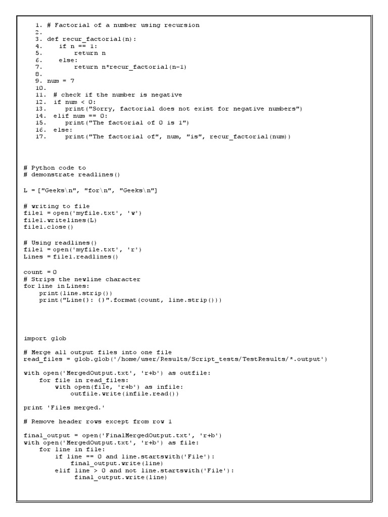 Factorial of A Number Using Recursion | PDF | Queue (Abstract Data Type ...