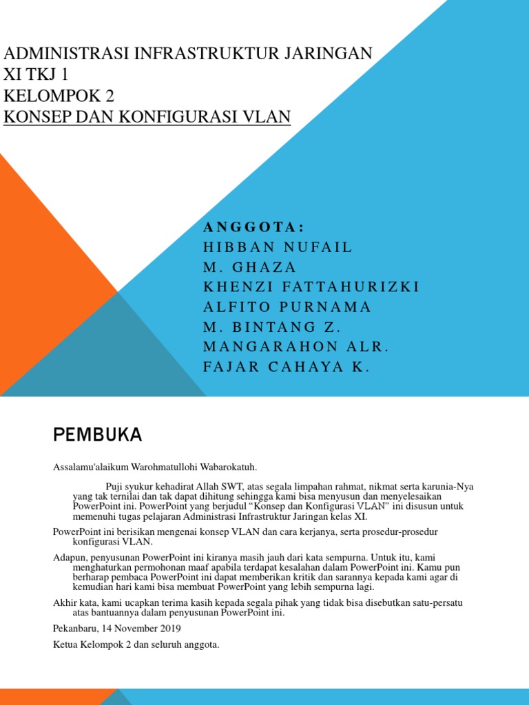 Konsep VLAN Dan Konfigurasi VLAN | PDF