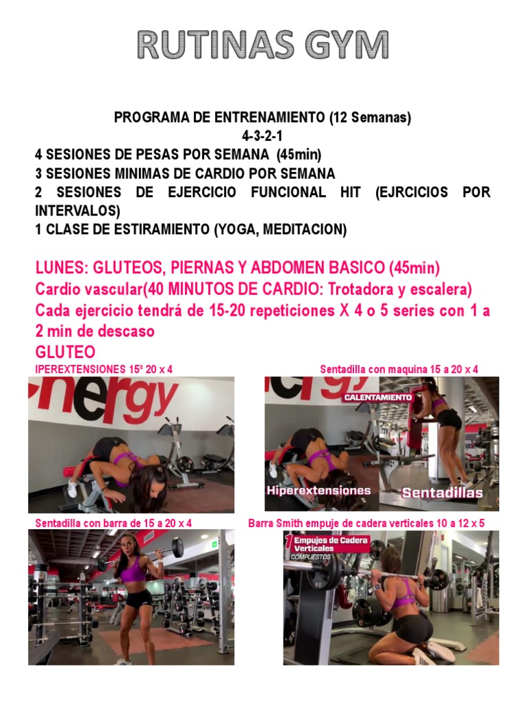 Rutina Gym | PDF