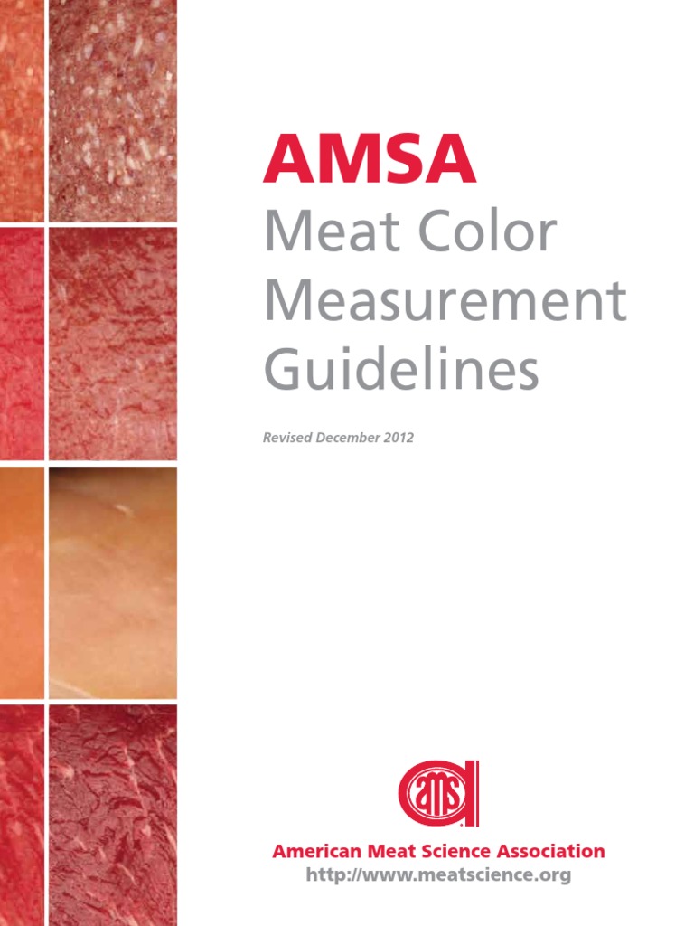 Meat Color Guide PDF | PDF | Nitrite | Curing (Food Preservation)