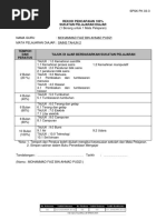 Contoh Borang Keberhasilan 2025 | PDF