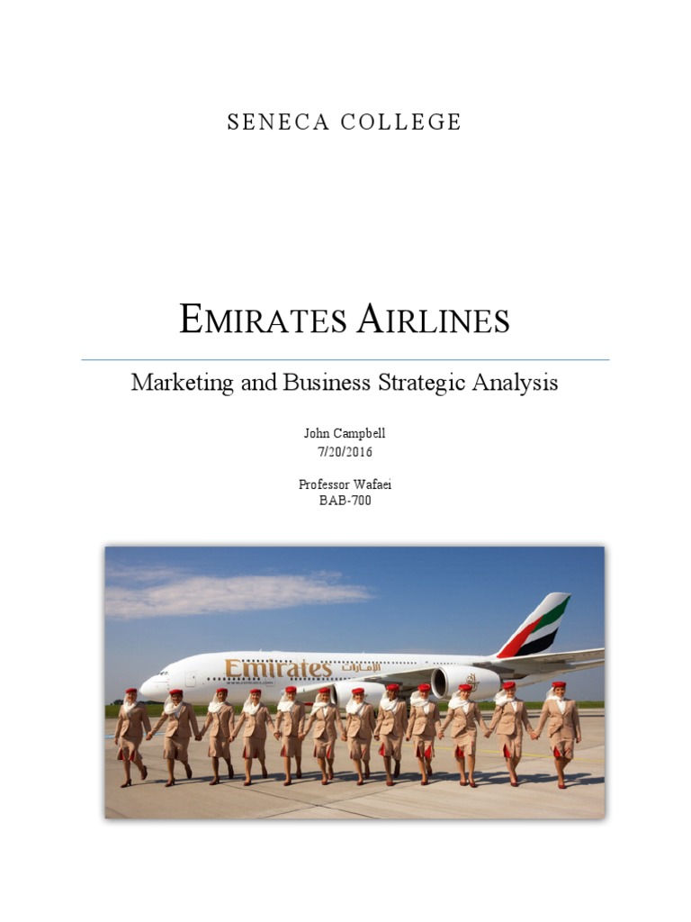 Emirates Airlines Marketing Strategy Analysis | PDF | Airlines ...