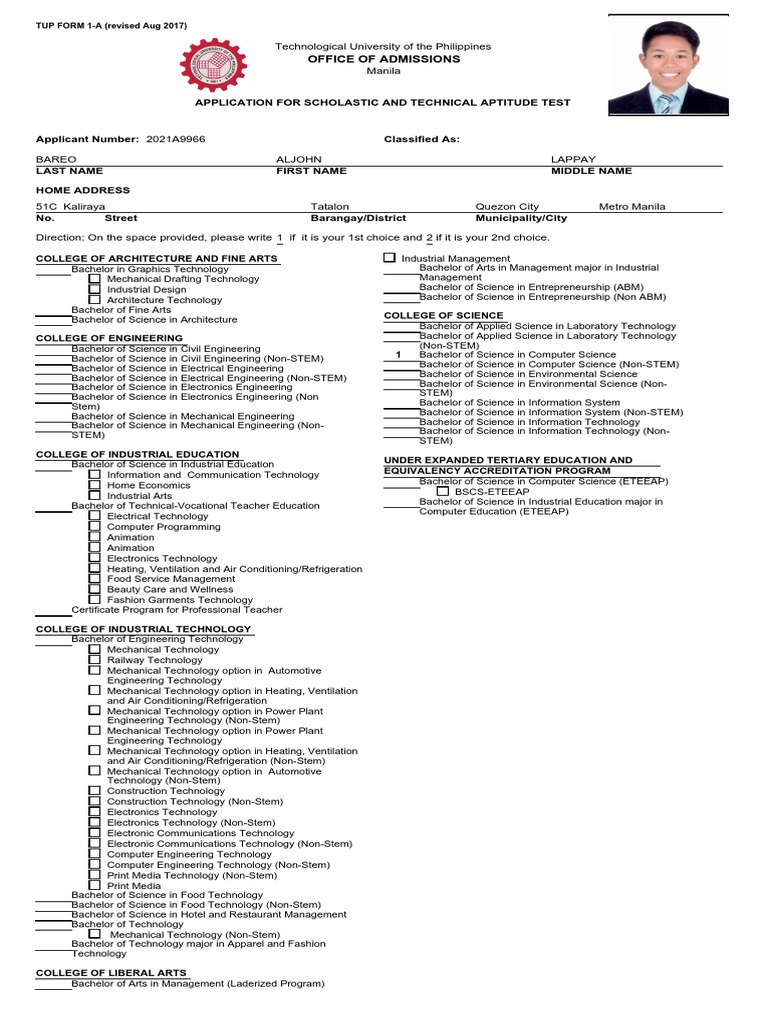 Application Form - New-Tup PDF | PDF | Bachelor's Degree | Mechanical ...