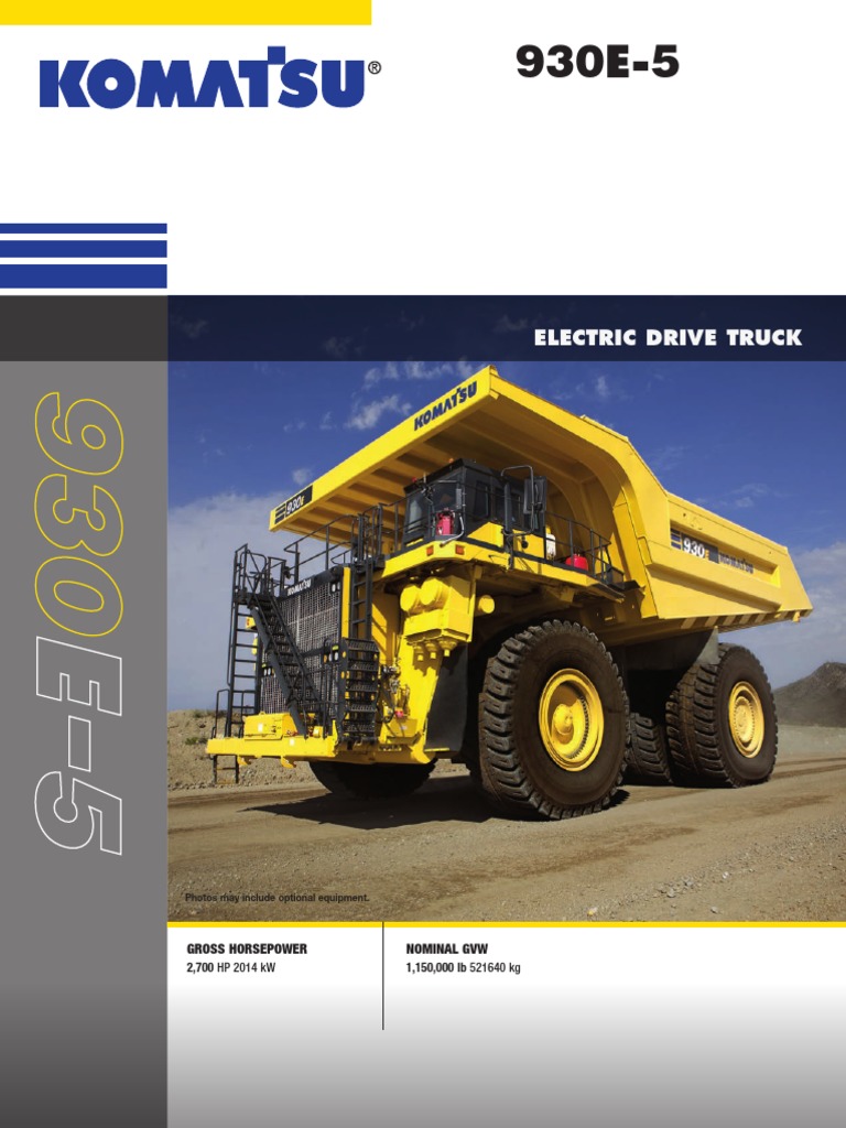 930E 5 AESS921 00 EV2 v1 Specification-Sheet | PDF | Truck | Engines