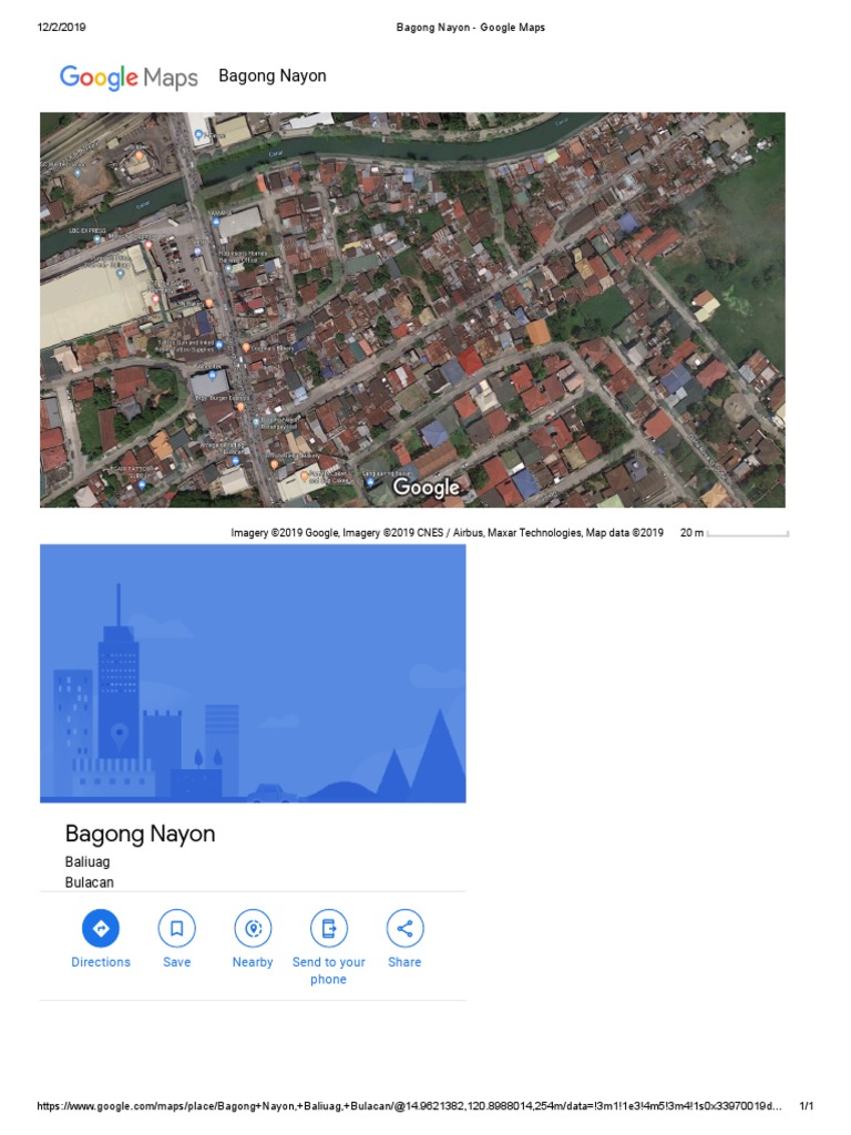 Bagong Nayon Map in Baliuag, Bulacan | PDF