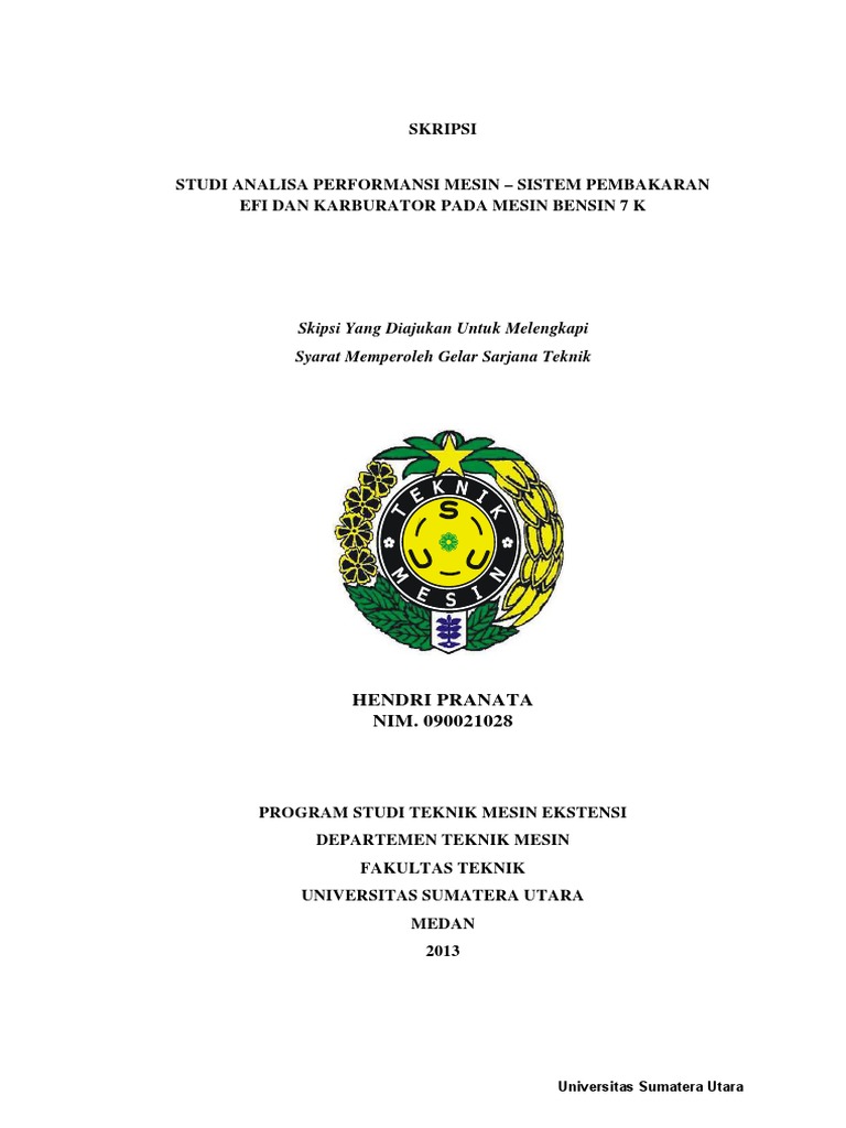 Skripsi Teknik Mesin | PDF