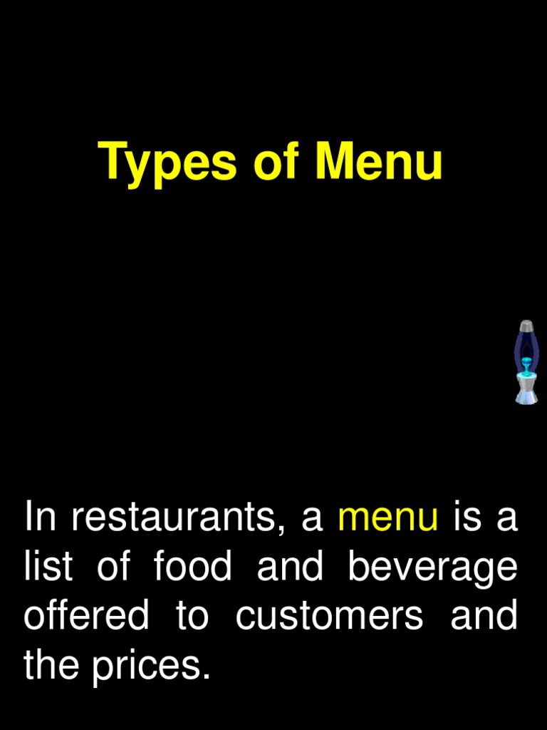 Understanding the Two Main Types of Restaurant Menus: À La Carte and ...