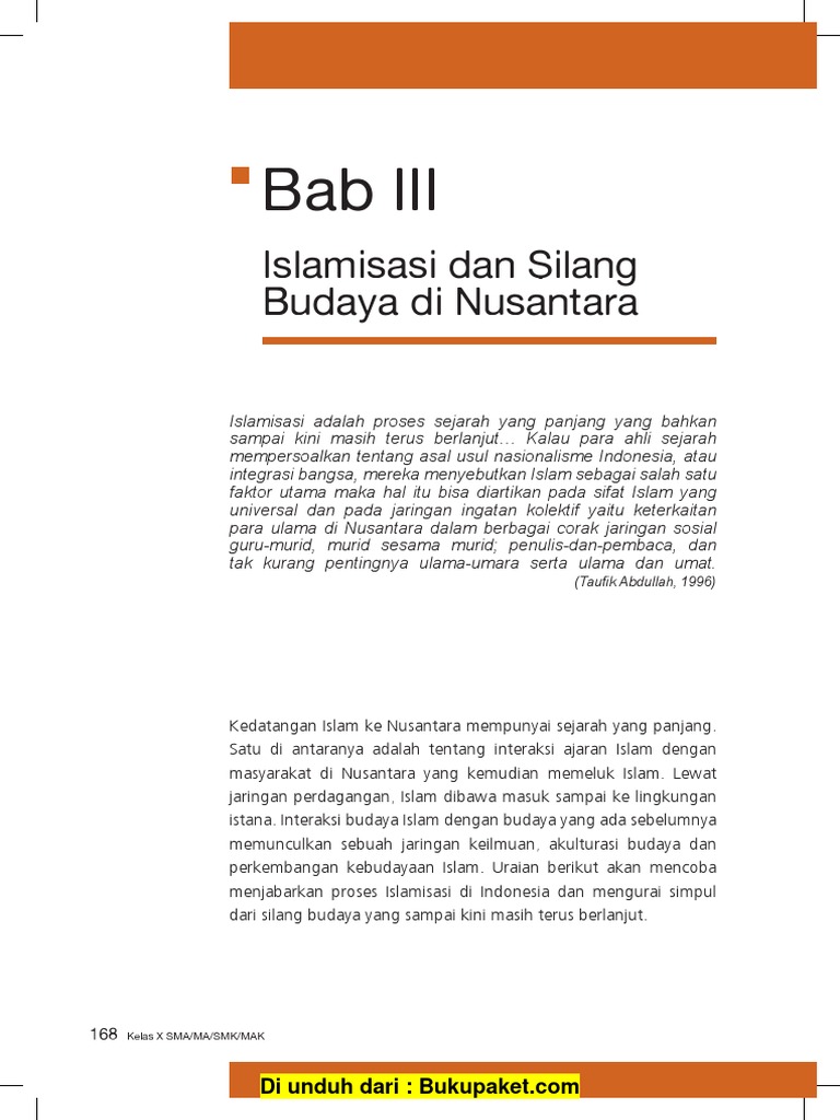 Bab 3 Islamisasi Dan Silang Budaya Di Nusantara PDF | PDF
