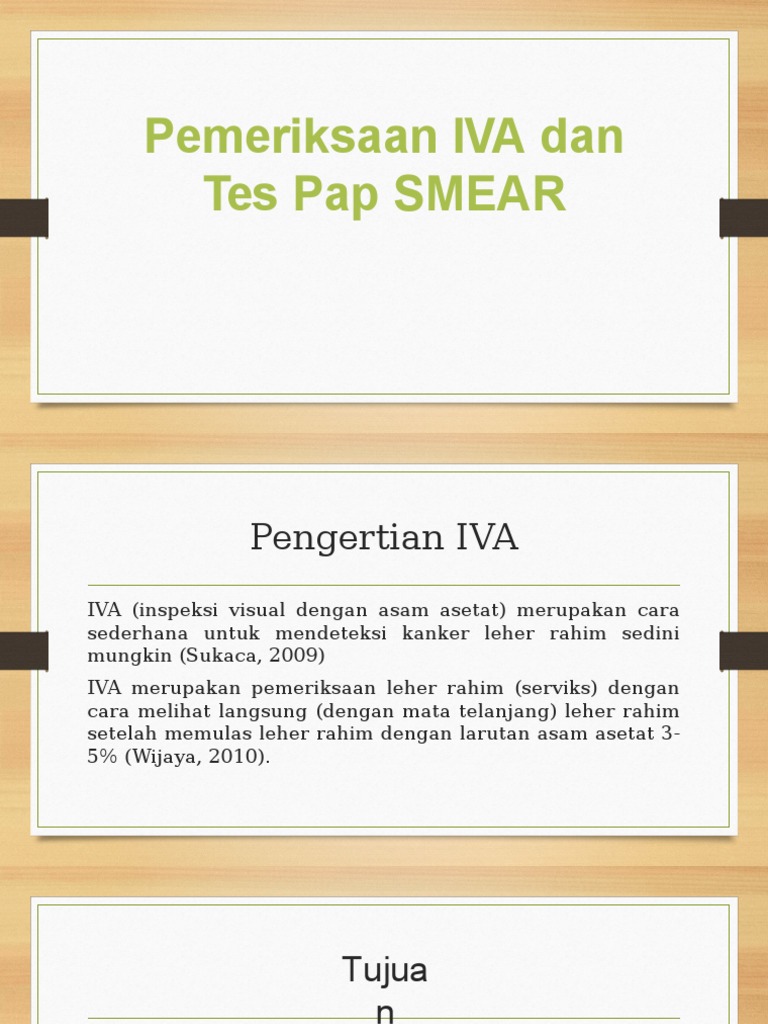 Hasil dan Prosedur Pemeriksaan IVA | PDF