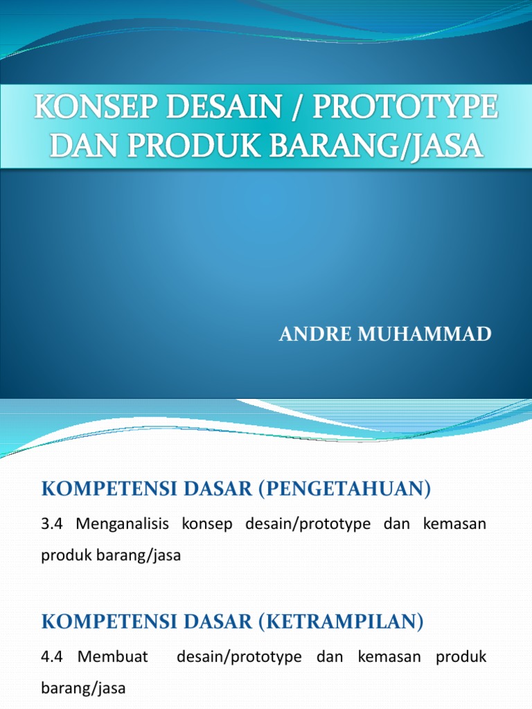 Konsep Desain Prototype | PDF | Karier & Perkembangan | Seni