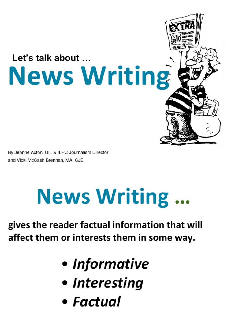 News Writing for Beginners | PDF | News
