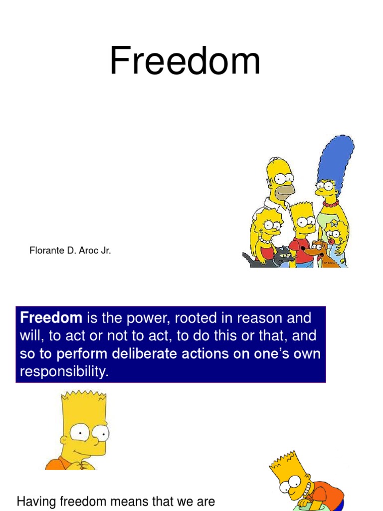 Freedom | PDF | Free Will | Metaphysics Of Mind