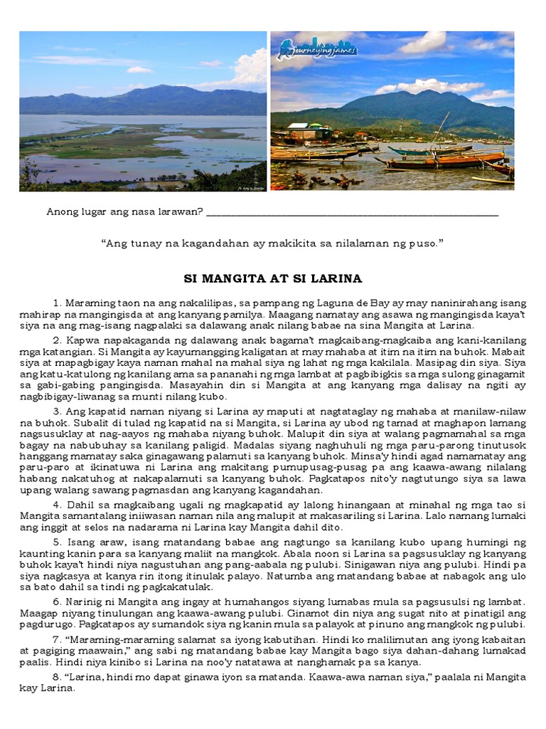 Si Mangita at Si Larina | PDF