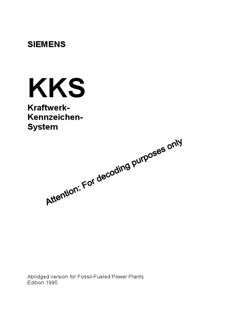 KKS Guide Book | PDF | Steam | Boiler