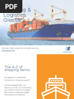 English For Logistics Vocabulary | PDF | Logistics | Warehouse
